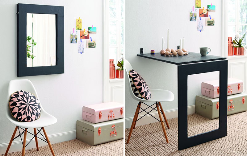 DIY Mirror Folding Table – Micro Showcase